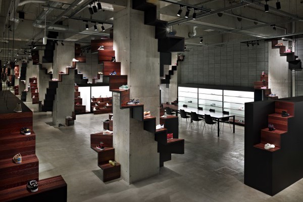 Nuevo show-room de Puma en Tokio #design #arquitectura
