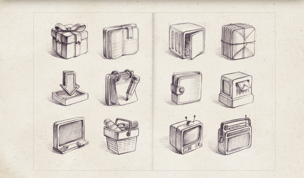 Así se crean los iconos, desde el boceto al diseño final - El Rincón de ... Así se crean los iconos, desde el boceto al diseño final - El Rincón de ...
